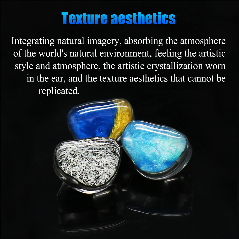 FENGRU Spark Resin In Ear Earphone Dynamic Driver HiFi Music Audiophile ...