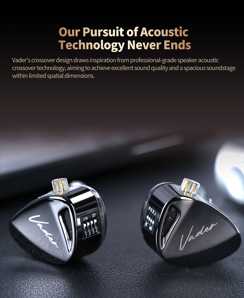 KZ Vader Triple-Driver Dynamic In Ear Monitor Earphones HIFI Music ...