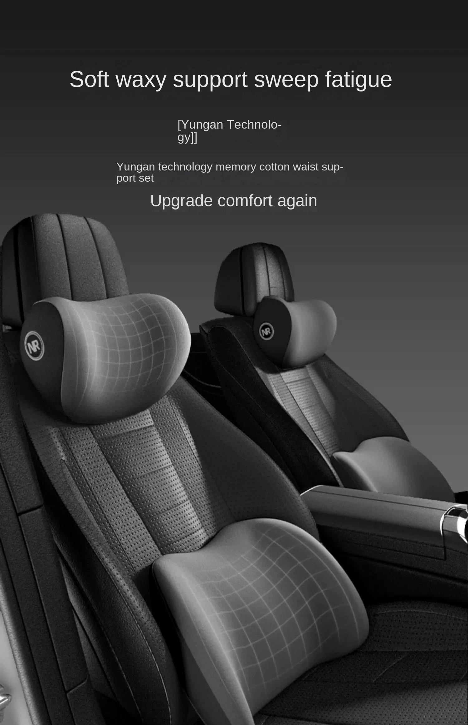 1pcs Car Neck Headrest Pillow Accessories Cushion Auto Seat Head ...