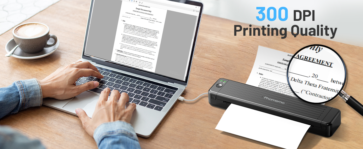 【Support A4/Legal/Letter/ Hard Copy Bond Paper Printing】-Phomemo P831 ...