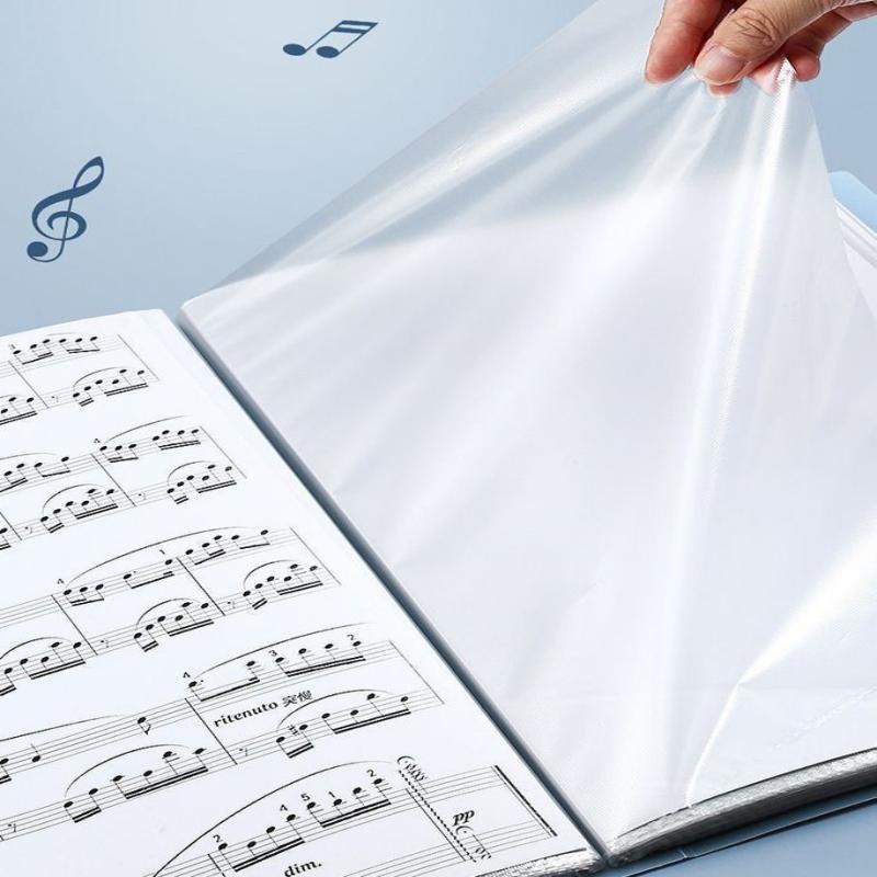 Long/A4 Clear Book Folder Presentation Book Clear Pockets Polypropylene ...