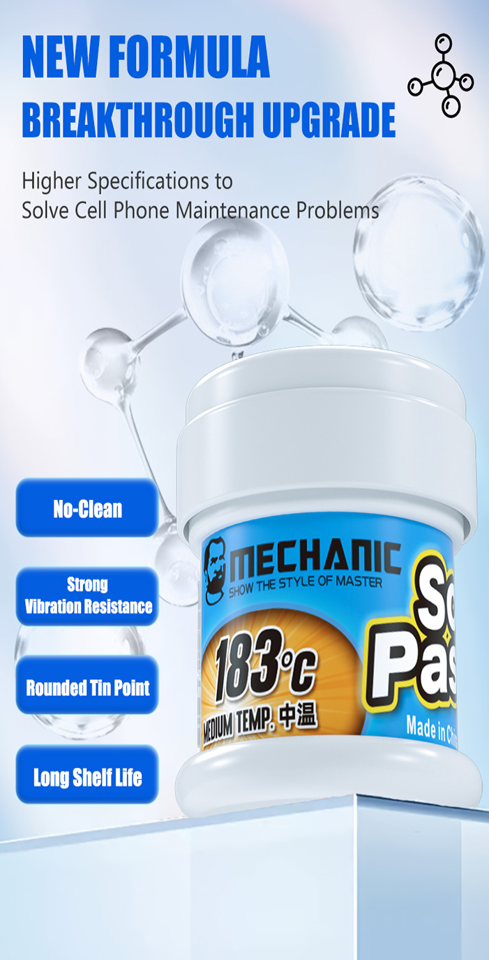 MECHANIC XG-50 Solder Paste 42g SN63 Pb37 Solder Soldering Flux For SMD ...