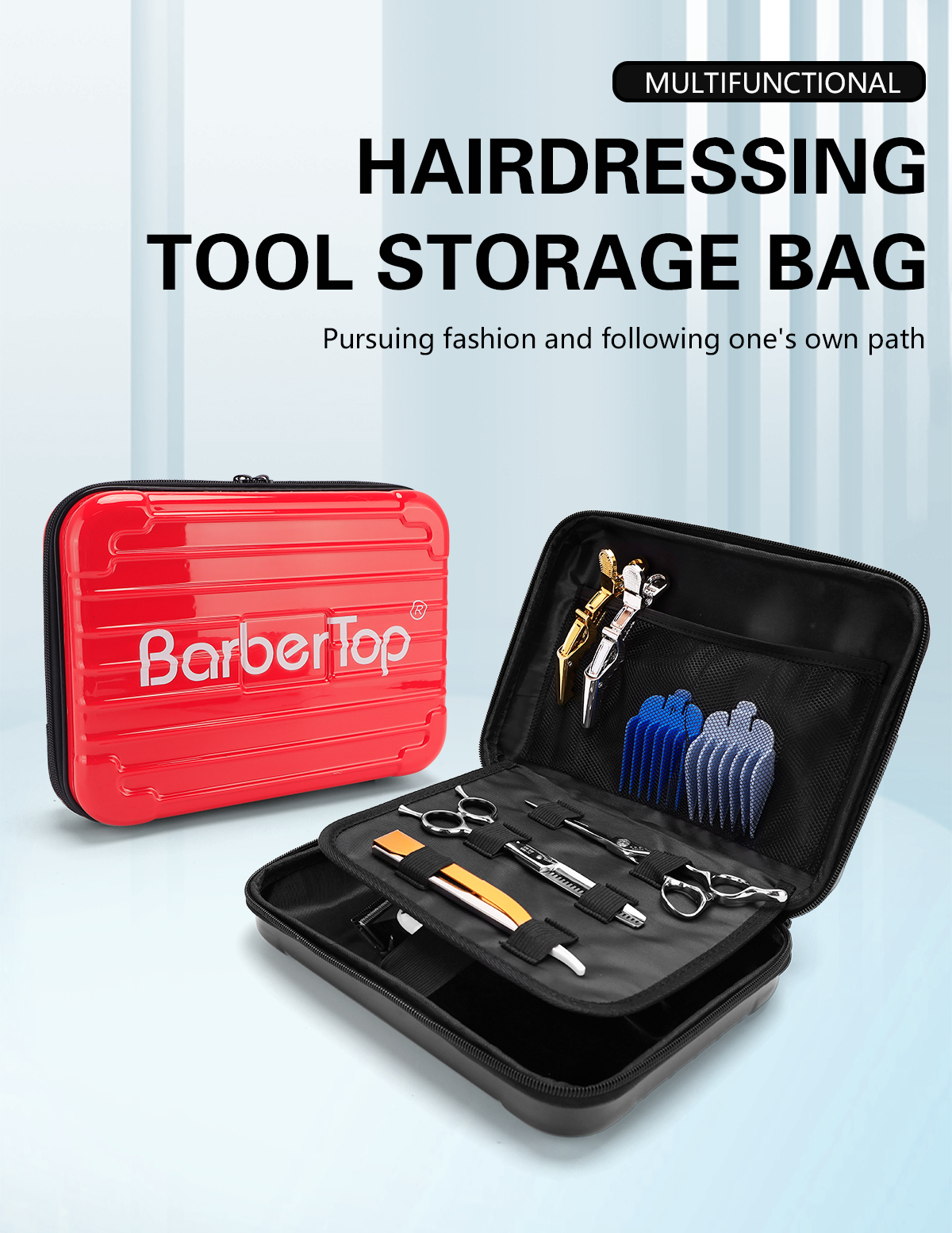 New Tool Storage Bag 10 inch Waist Bag, Scissors, Electric Push Beauty ...