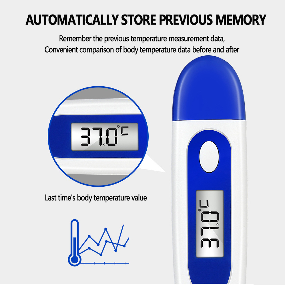 OUMRO Soft Head Digital Thermometer for Baby and Adults Original More ...