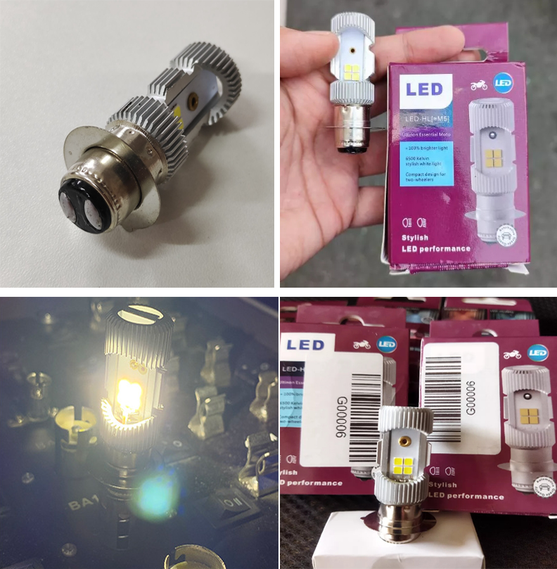LED HEADLIGHT BULB T19/1LEG- Beterry Operated | Shopee Philippines