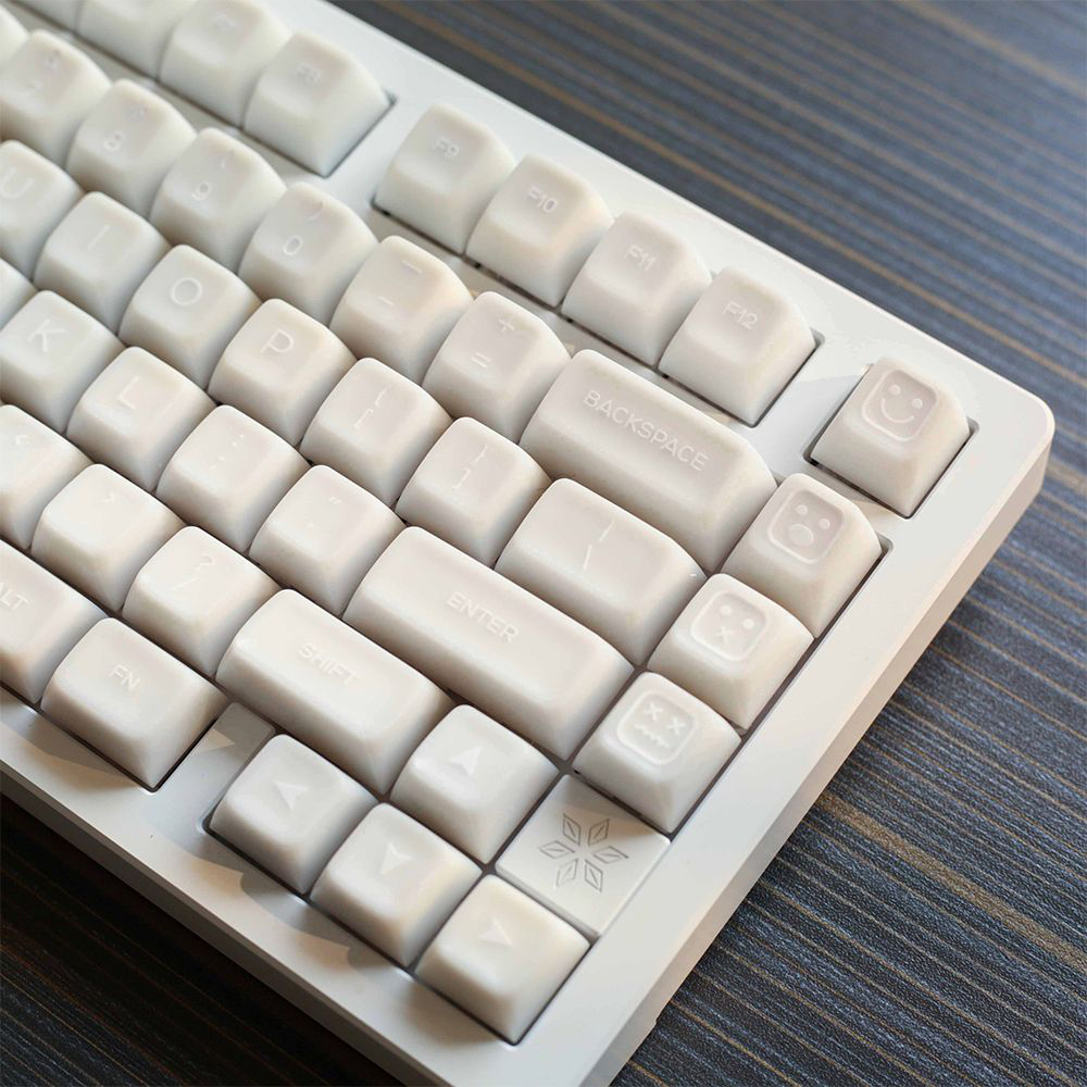 Translucent Milk Green Jade Double Shot Keycaps 142keys/set PBT SA ...