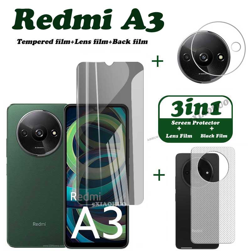 Redmi A3 Tempered Glass Redmi A3 Screen Protector Redmi A5 14C Camera ...