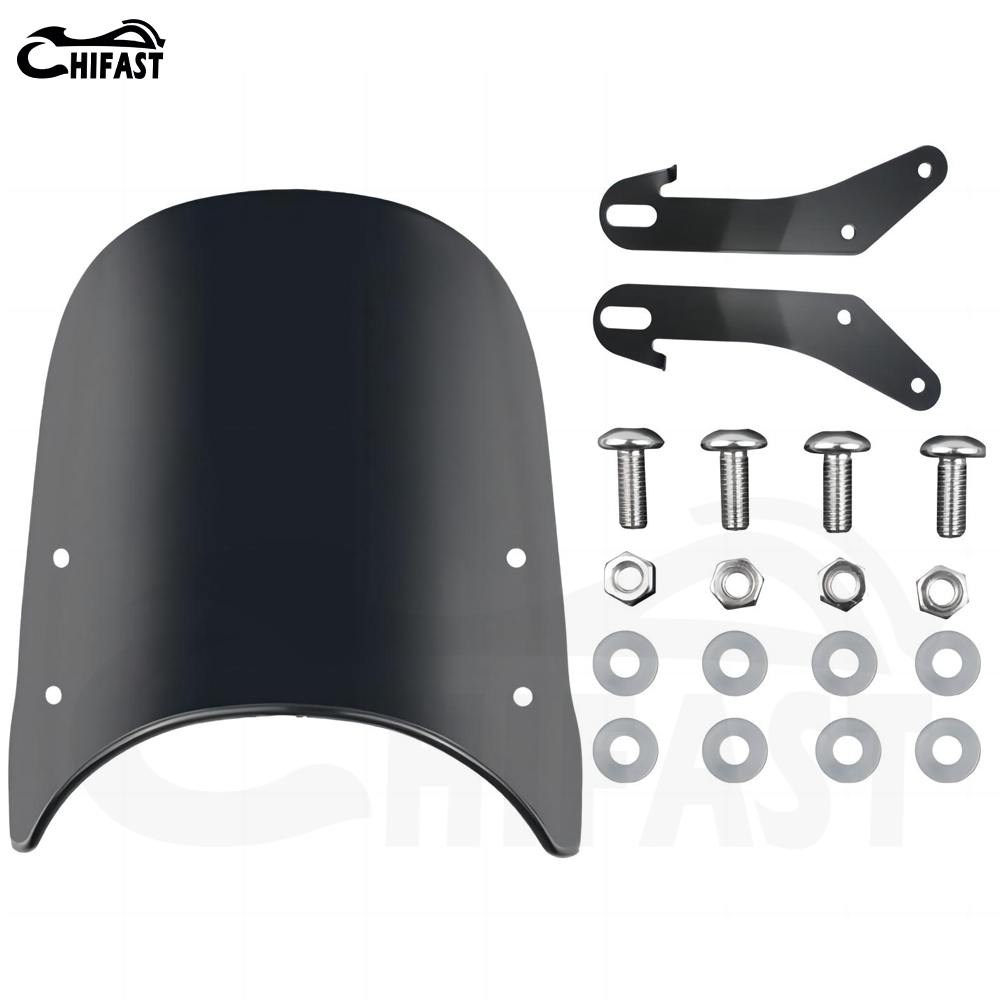 HIFAST Motorcycle Windshield Headlight Windshield Instrument Visor ...