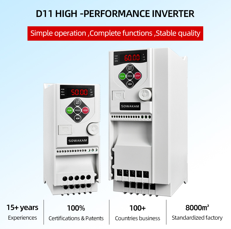 VFD Variable Mini VSD Air Compressor Controller 750W 1.5KW 1500W 220V ...