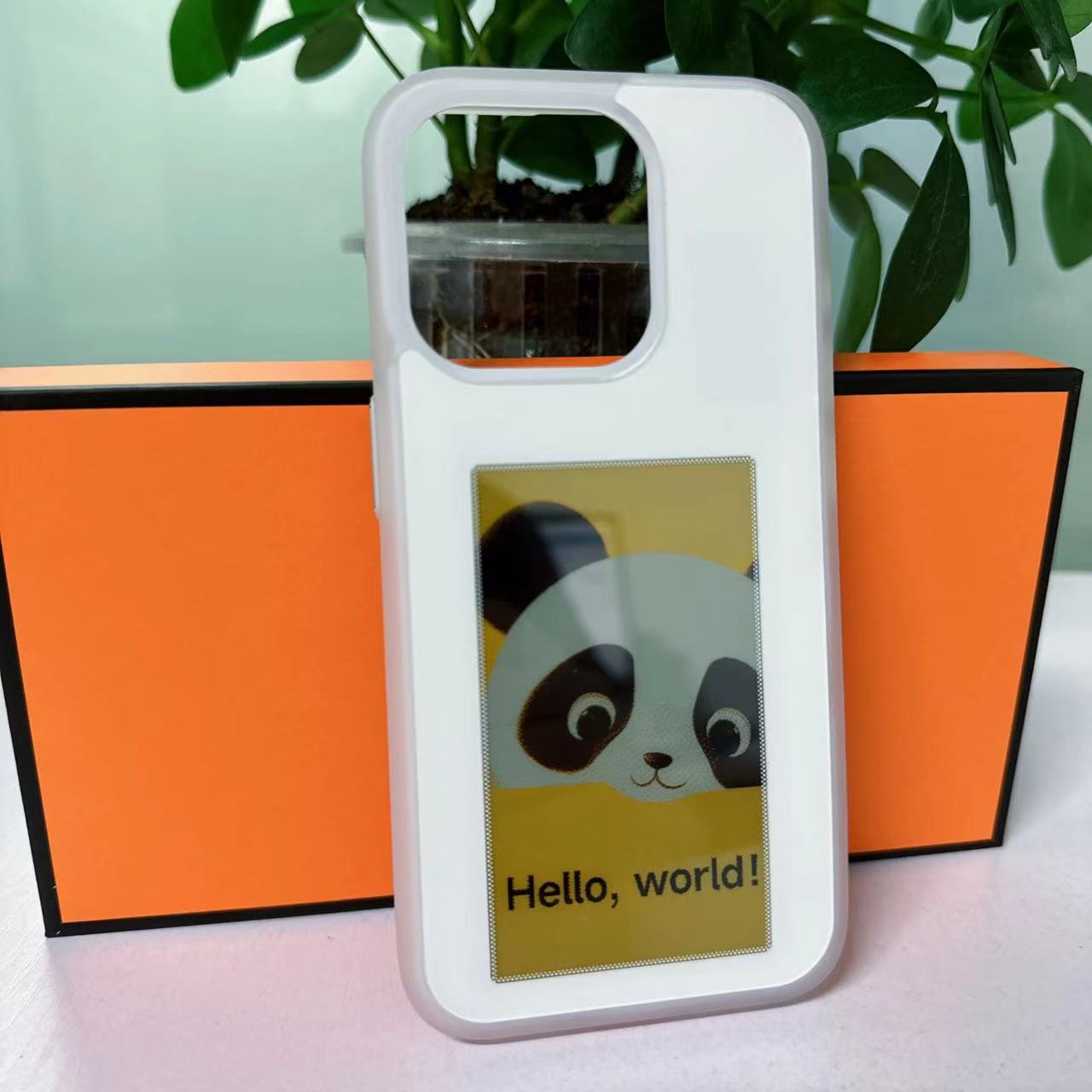 Eink Screen Smart NFC APP Refesh Mobile Phone Case for IPhone 15 14 ...