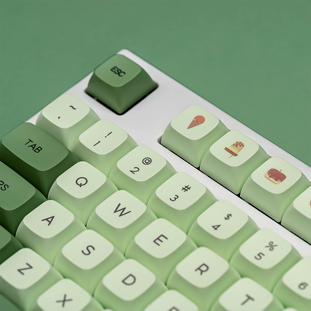 MOA Profile Matcha Keycaps 143keys/set PBT Custom Keycaps for Gateron ...