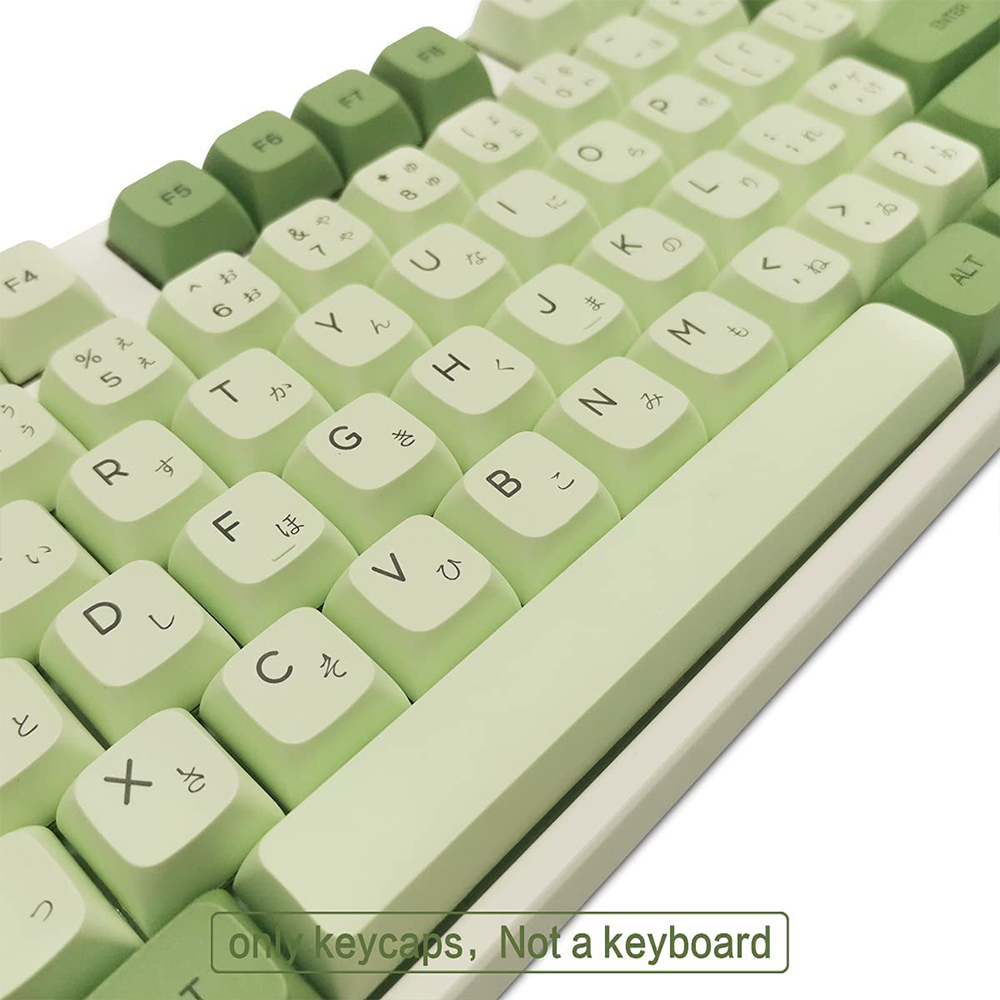 MOA Profile Matcha Keycaps 143keys/set PBT Custom Keycaps for Gateron ...