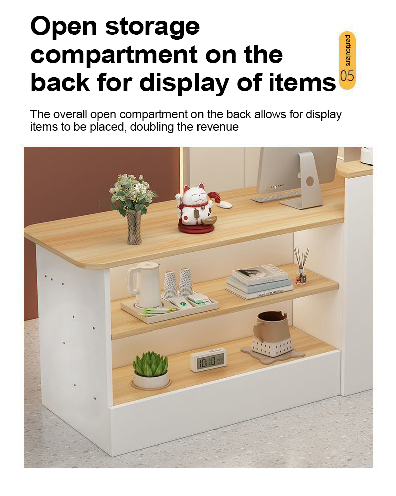 Cashier shop small bar table clothing beauty salon counter supermarket ...