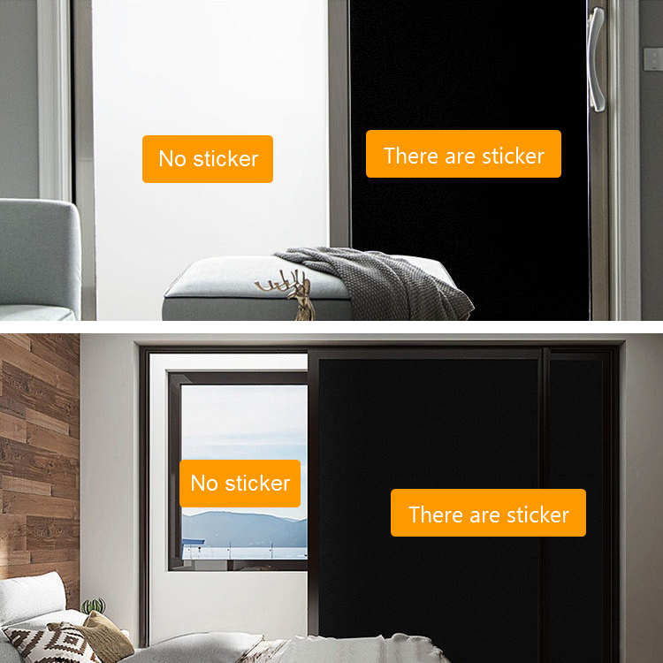 Black window sticker/opaque glass sticker/heat insulation sunscreen UV ...