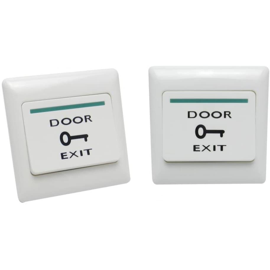 2Pcs Door Exit Push Release Button Switch Magnetic Lock Door Access ...