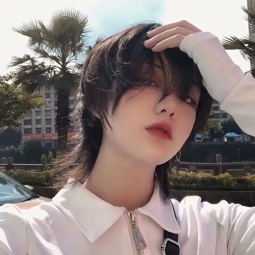 Fake hair mullet head unisex Internet celebrity Samurai head Japanese ...