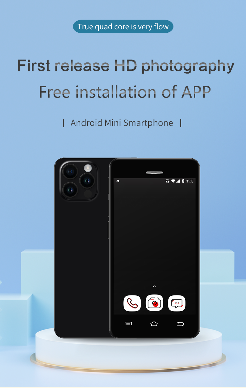 S9Pro Android 8.1 Unlocked Mini Smartphone, 3G Small Cell Phone dual ...