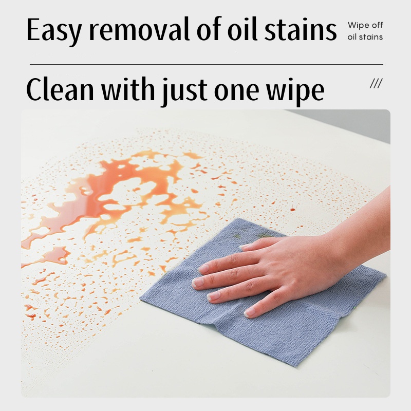 60pcs/3Roll 25cm×25cm Kitchen Rag/Removable Dishcloth/Microfiber Cloth ...