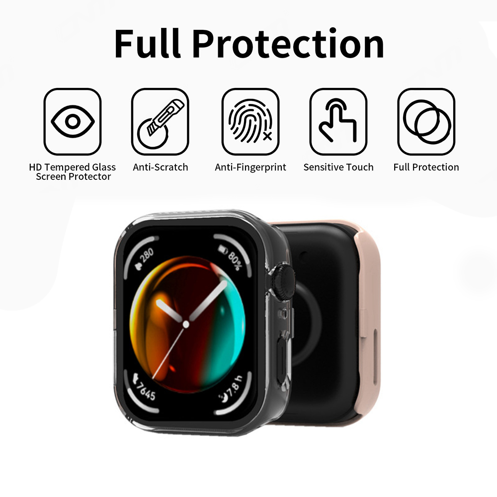 Huawei Watch Fit 4 3 4Pro Case PC Full Cover + Tempered Film Hard Case ...