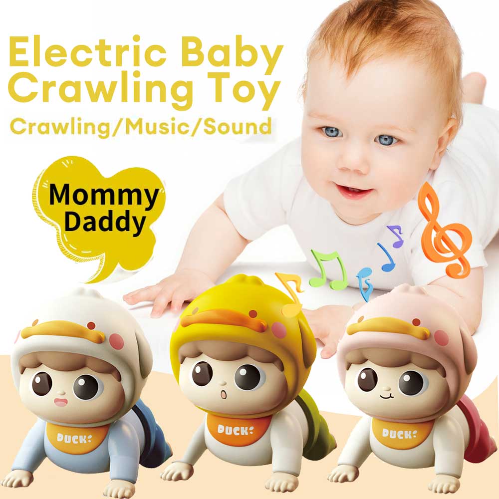 Baby Crawling Toys 6 Months+，Baby Infant Toys with Music， Early ...