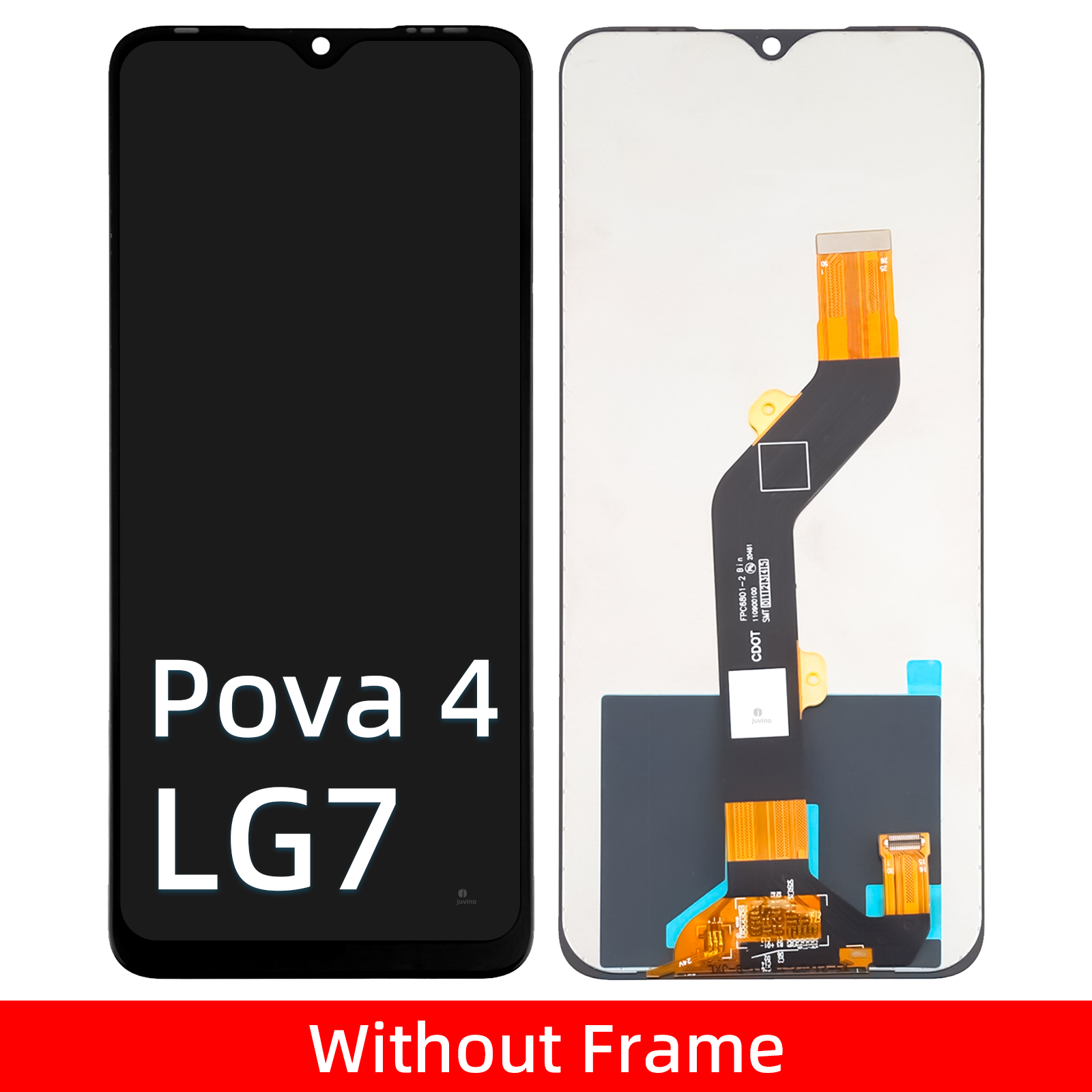 For Tecno Pova 4 Pova4 LG7 LG7n LCD Display Touch Screen Digitizer ...
