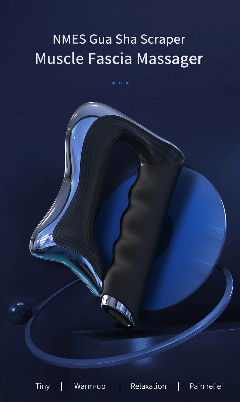 Electric Scraping NMES Fascia Knife Electric Fascia Gun Micro-current ...