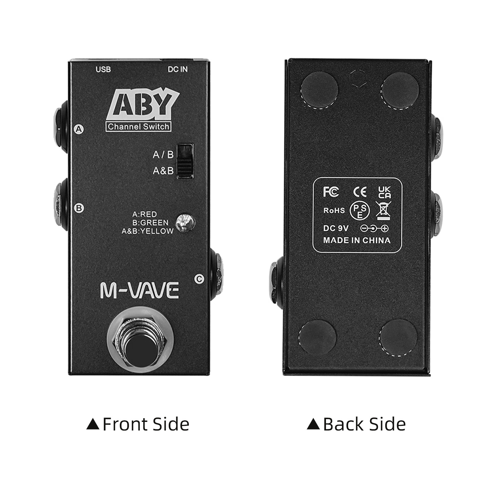 [LOCAL NEW] M-VAVE ABY Guitar Effect Pedal Line Selector AB Switch Mini ...