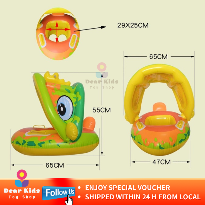 Kids Salbabida Floaters Pink Unicorn Swimming Floater Inflatable Ring ...