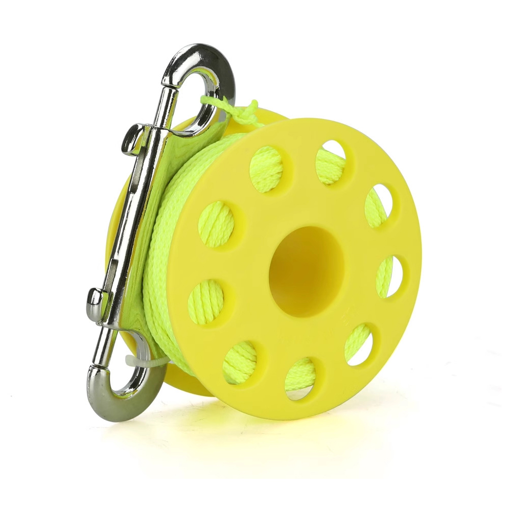 Seafrogs 30m Diving Reel with Double Head Hook Cranked Technical Diving ...