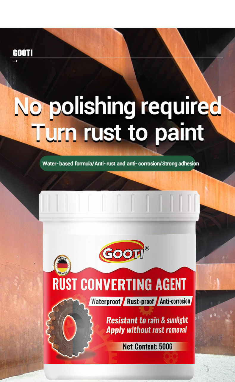 No Need to Polish Anti Rust Paint for Metal 1000g Rust Remover from ...