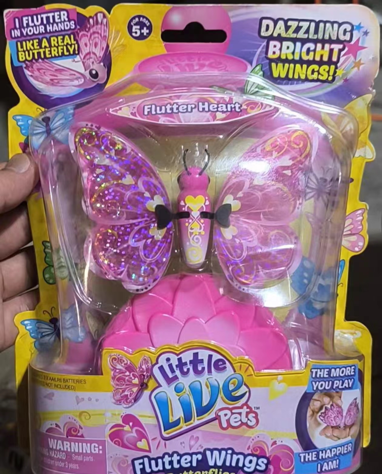 Little Live Pets Flutter Wings Butterflies Flutter Heart | Shopee ...