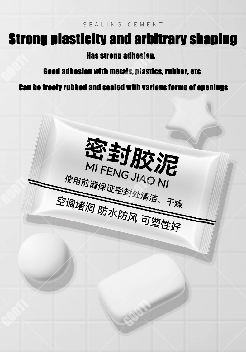 20 Pcs 600g Waterproof Flexible Cement Glue Sealant Mud Wall Hole Water Proof Sealing Glue
