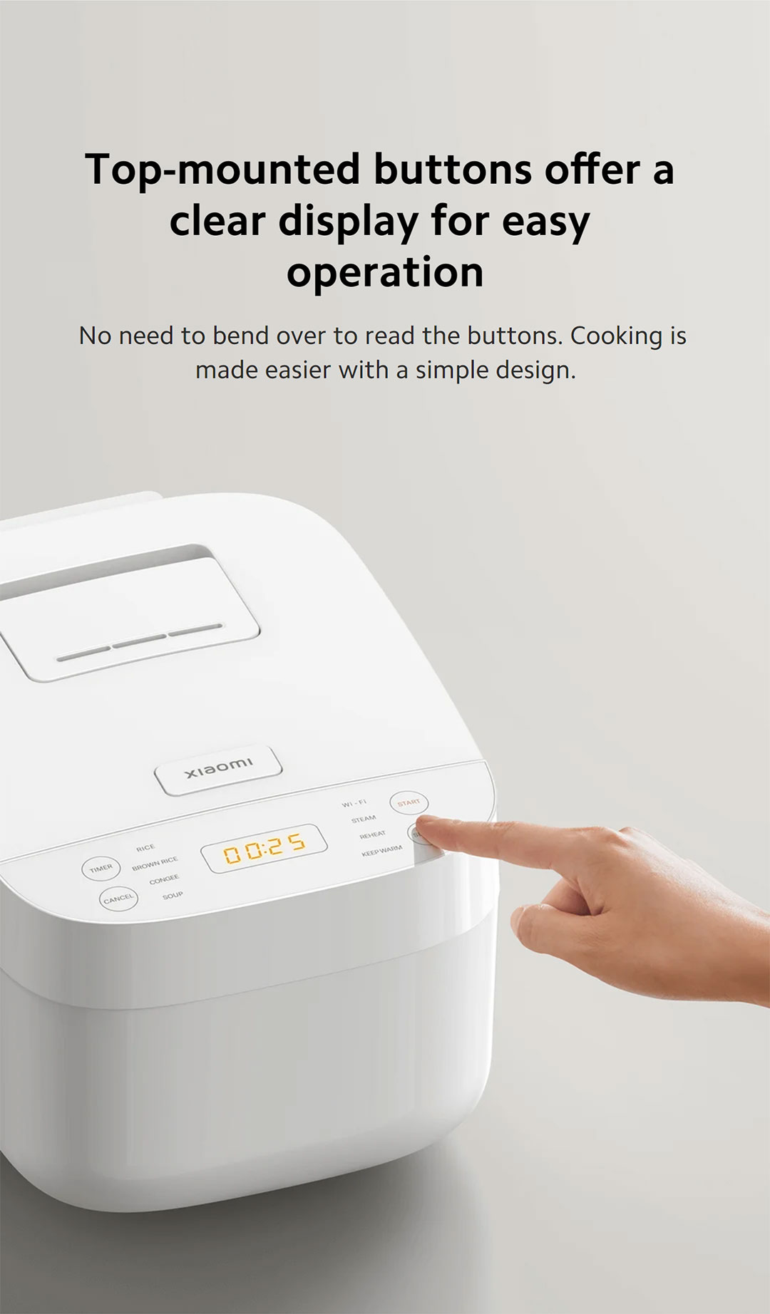 Xiaomi Smart Multifunctional Rice Cooker | Shopee Philippines