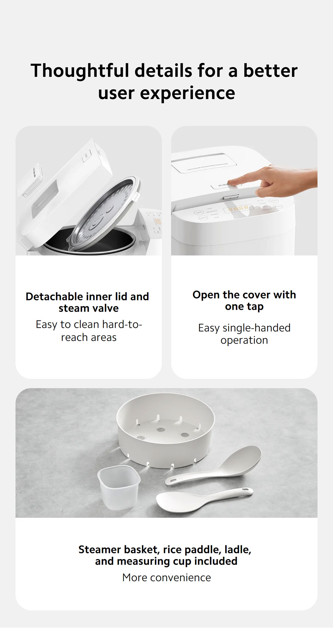 Xiaomi Smart Multifunctional Rice Cooker | Shopee Philippines