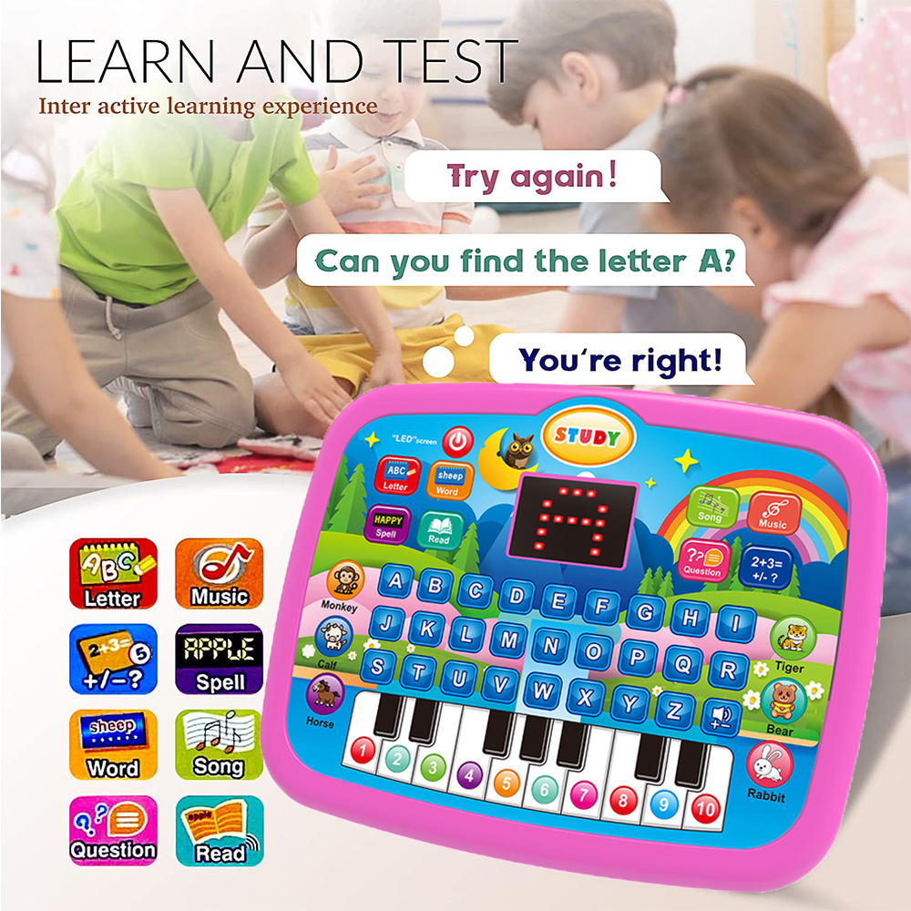 Educational Learning Computer Tablet Toys for Kids Boys Girl,Toddler ...