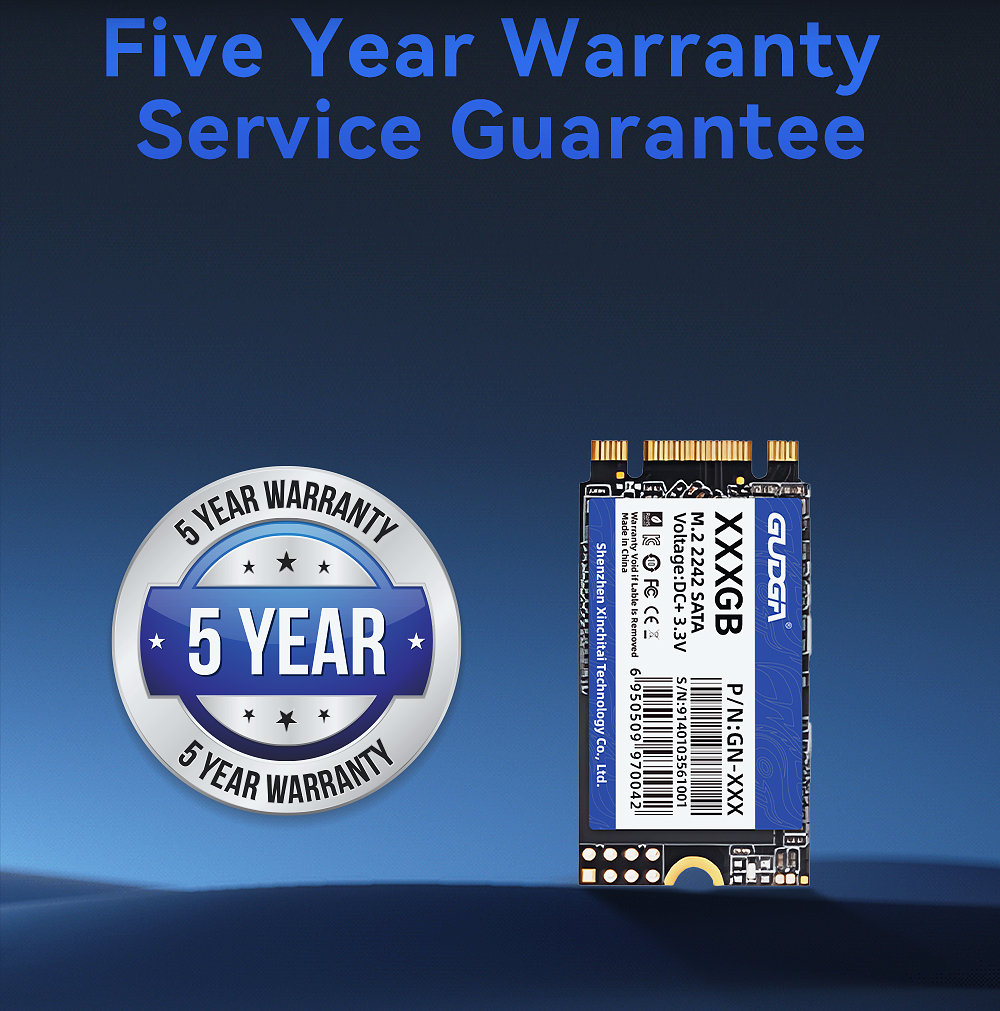 GUDGA SSD M2 SATA 22X42mm M.2 NGFF SATA SSD 64GB 128GB 256GB 512GB Internal Solid Hard State ...