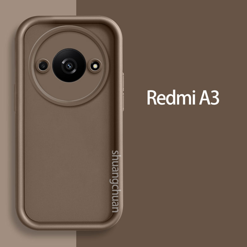 For Xiaomi Redmi A3 phone Case 4in1 Redmi A3 tempered glass ...