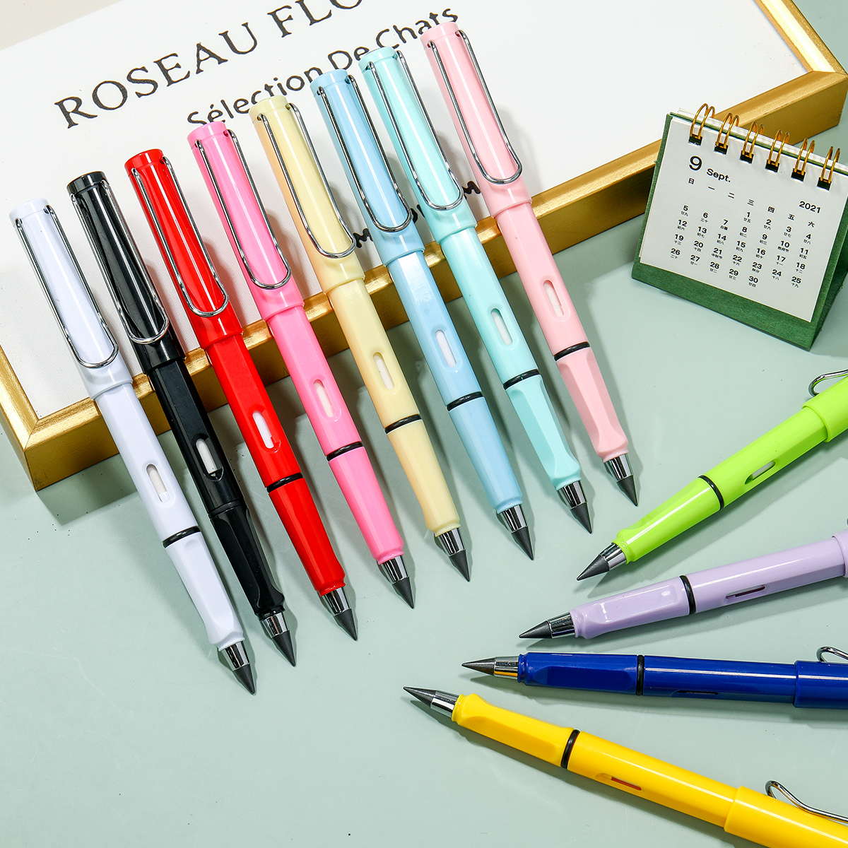 25pcs Can't End Black Technology Pencil No Need to Sharpen No Ink ...