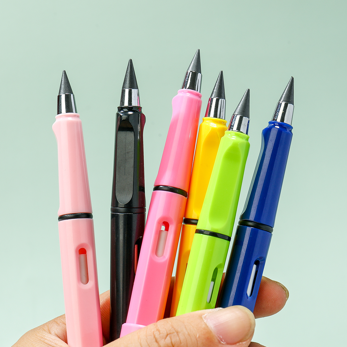 25pcs Can't End Black Technology Pencil No Need to Sharpen No Ink ...