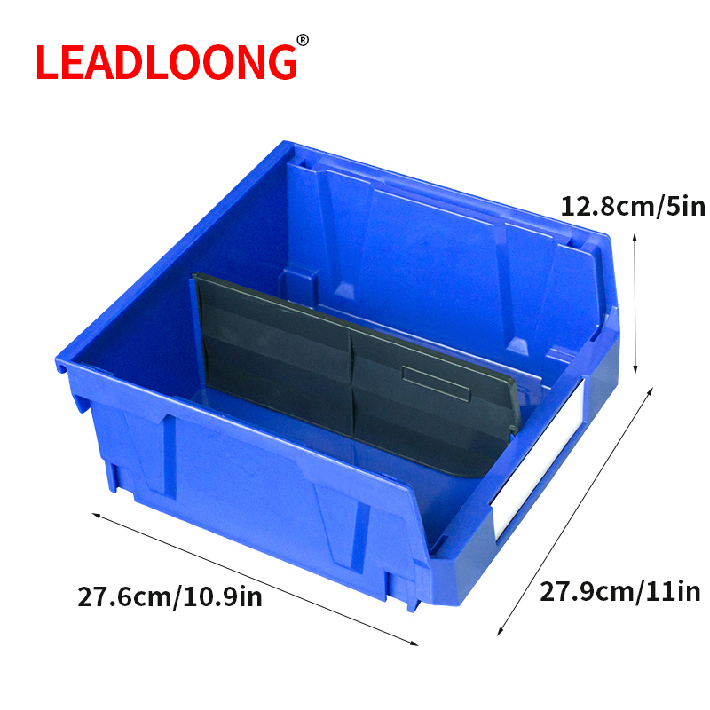 V4-2728 276*279*128MM | Plastic stackable organizer shelf bin rack bin ...