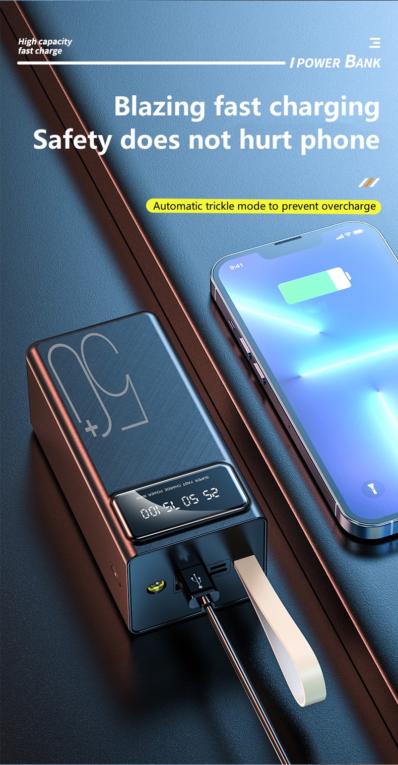 100% Original 80000mAh powerbank For iphone Fast Charge power bank 2 ...