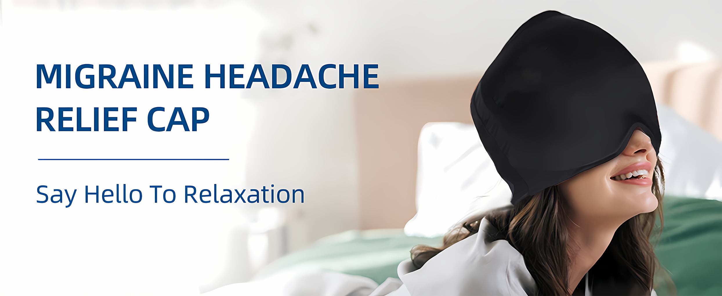 【UPUPLIFE】Migraine Relief Cap Gel Headache Relief Hat Comfortable And ...