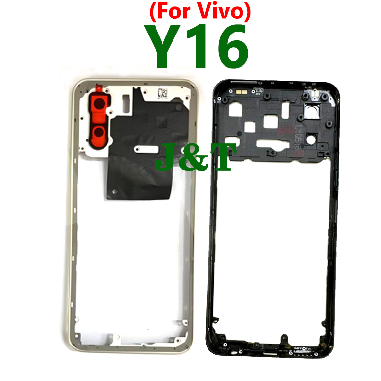 For Vivo Y16 V2204 V2214 Back Battery Cover Housing LCD Front Middle ...