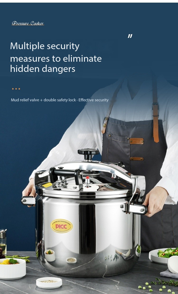 Stainless Steel Pressure Cooker 7L，9L，11L，15L，20L，25L，30L，40L，50L High ...