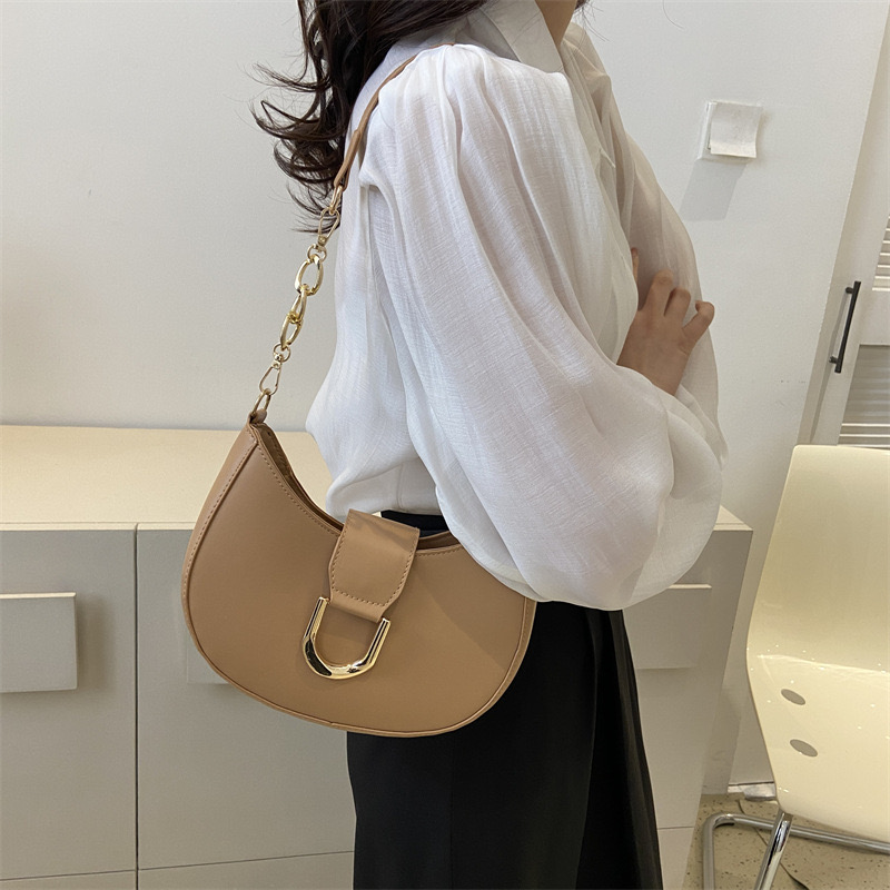 BG4 Leather Baguette KiliKili Bag For Women Candy Colored ins Dumpling ...