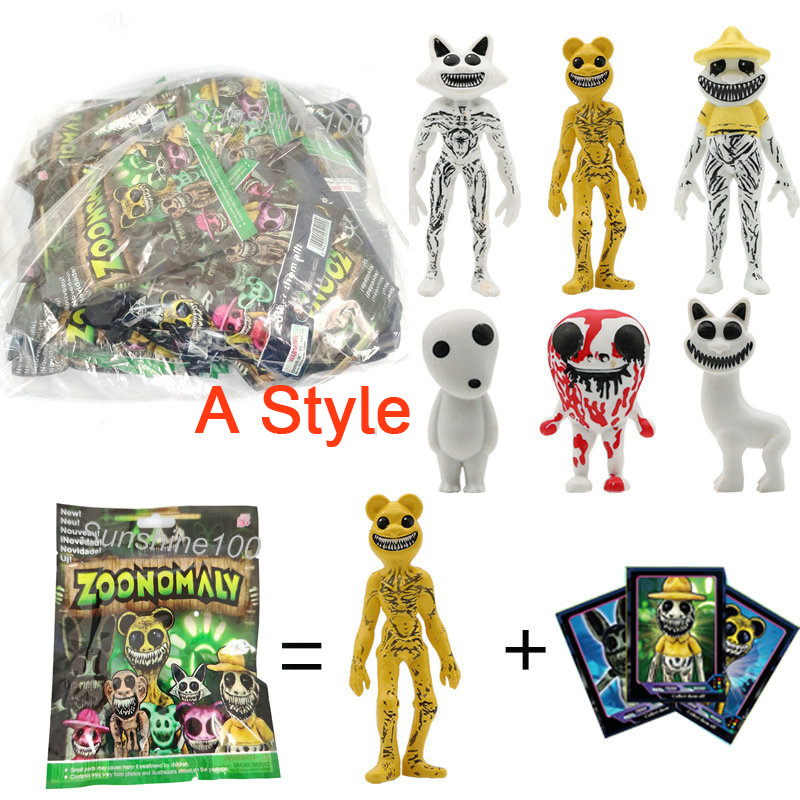 1Pack Random Zoonomaly Figure Cards Toy Horror Game Model Doll Zoon ...