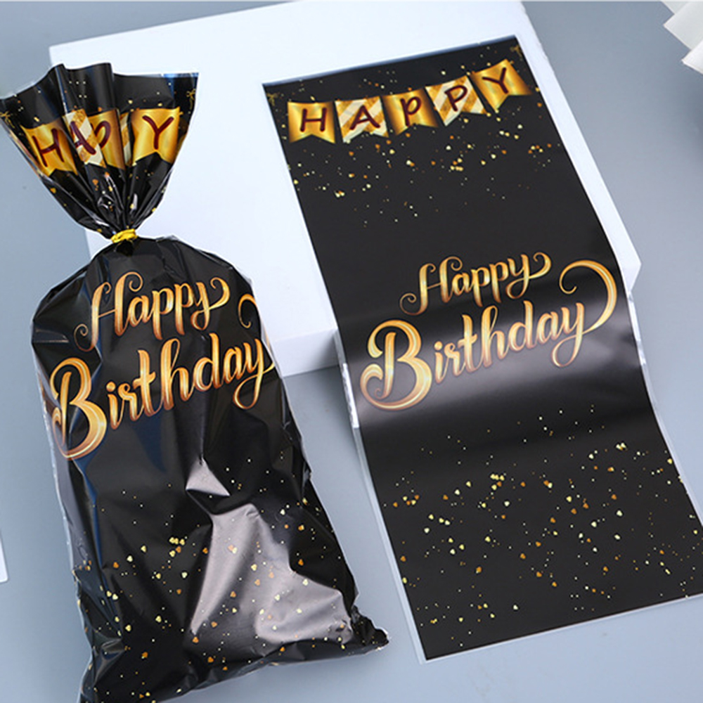 50pcs New happy birthday Candy Bags Holiday Gift Bags Party Souvenirs ...