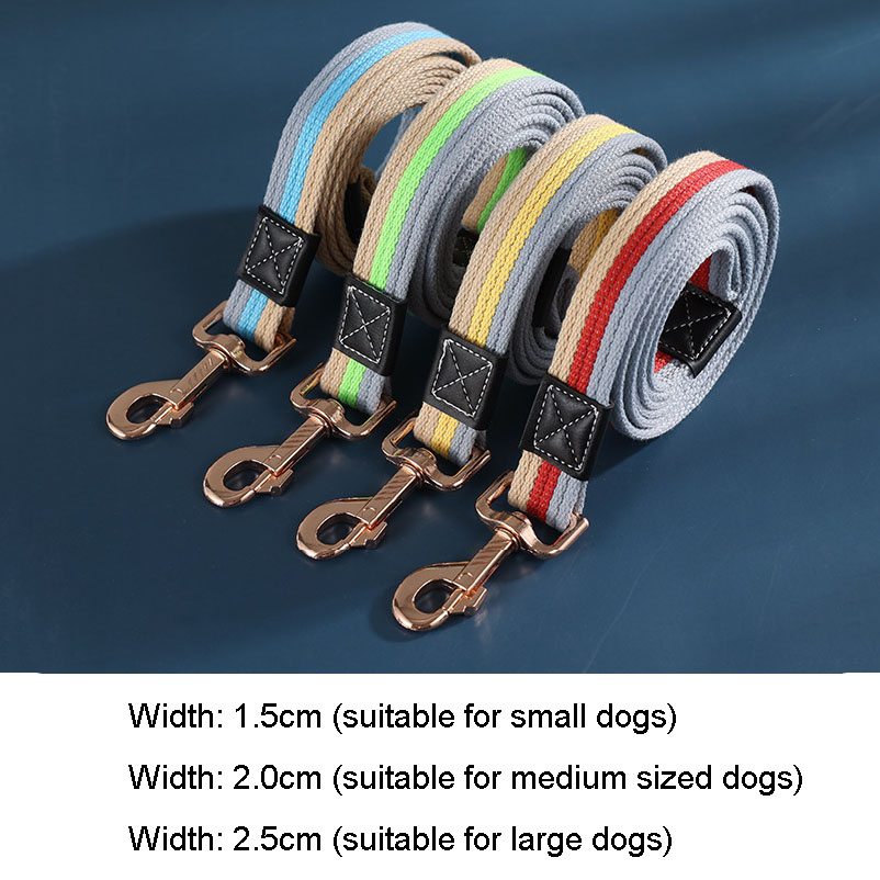 Strong Durable Canvas Large Dog Training Leash Dog Traction Rope for ...