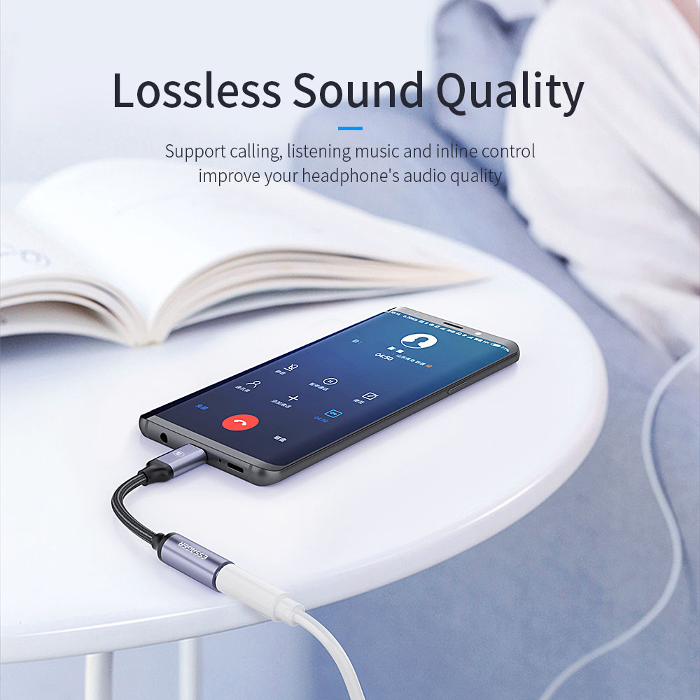 Essager 3.5mm Jack AUX to USB C Adapter Cable 3.5 Earphone Audio ...