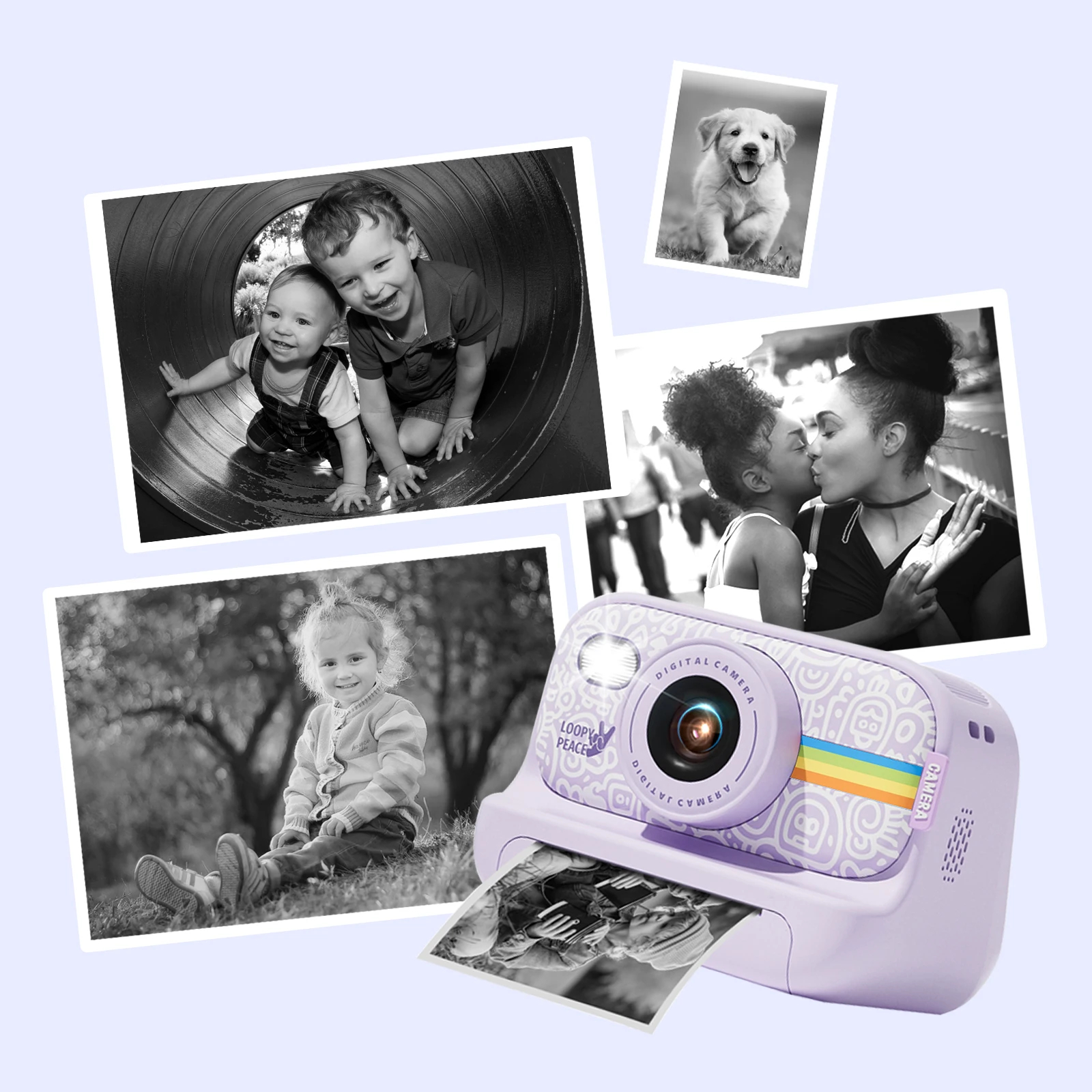 Instant Print Camera for Kids 2.0 Inch Screen Kids Instant Cameras ...